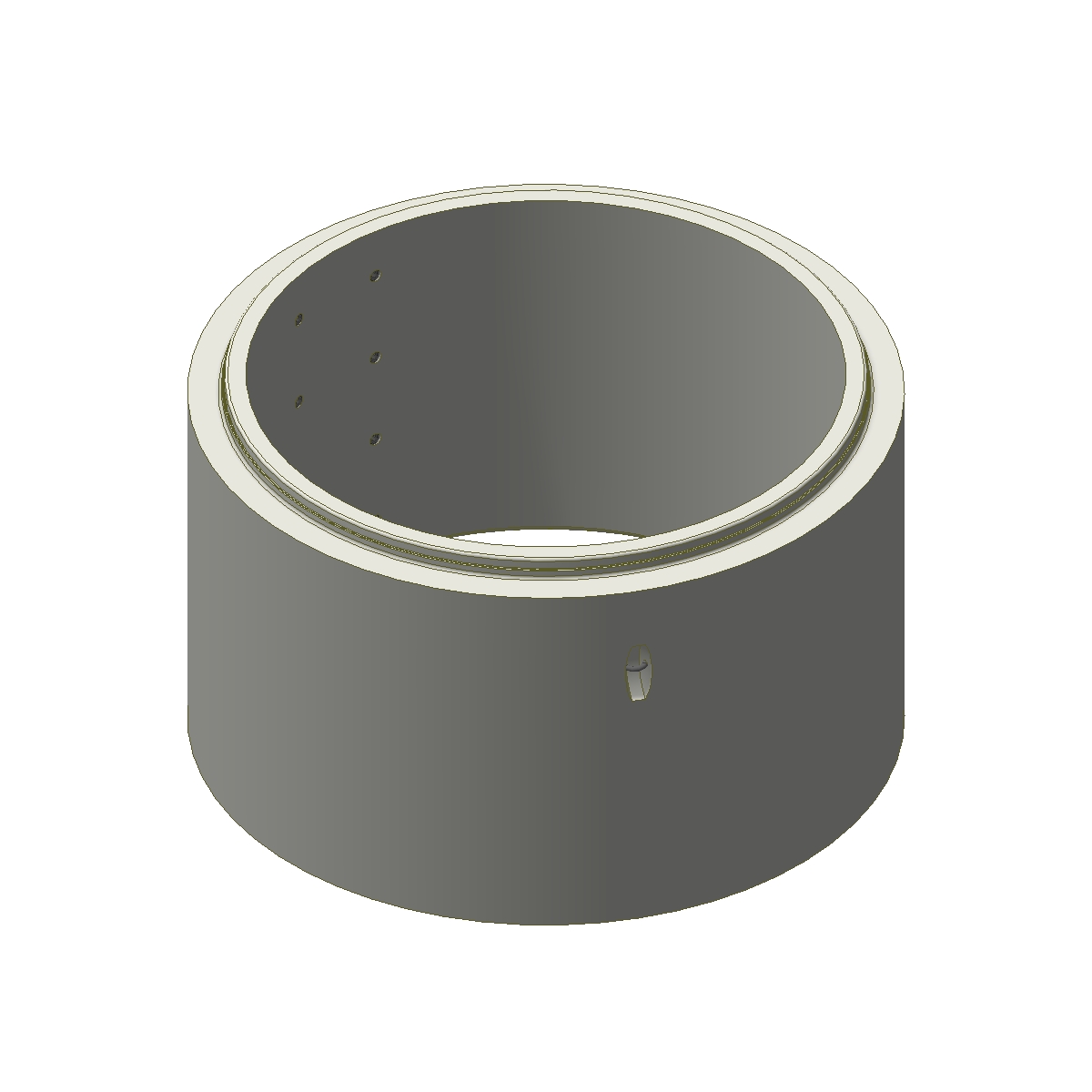 Manhole Barrel with Step Holes D7286x48 TU | Jensen Infrastructure