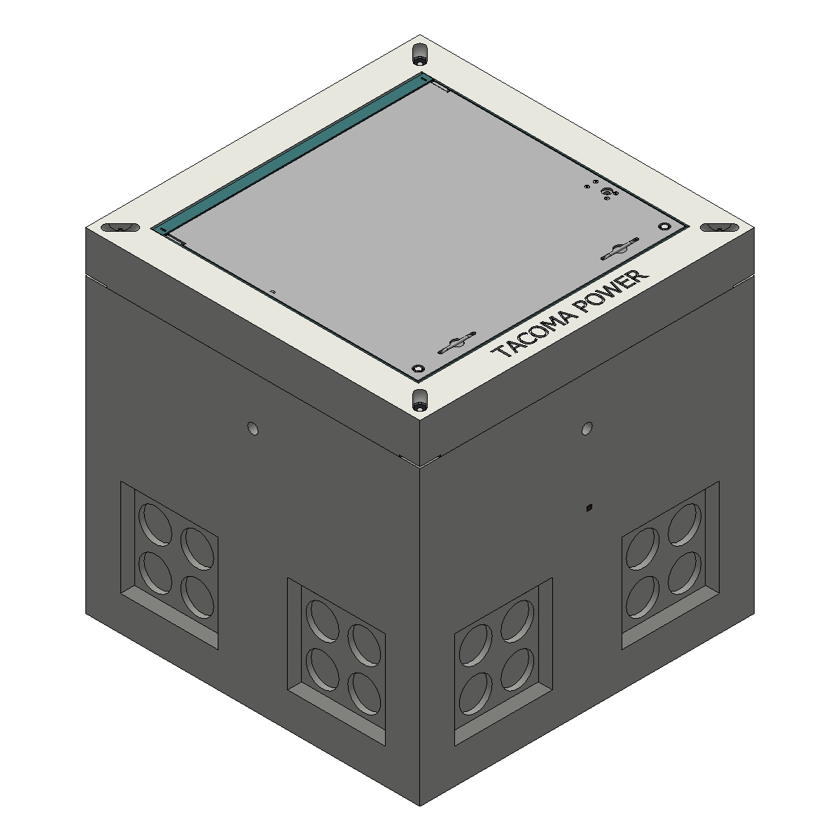 Vault 4242x37 Terminators Ducted, Sump 36"x36"C Tacoma Power 444 STD ...