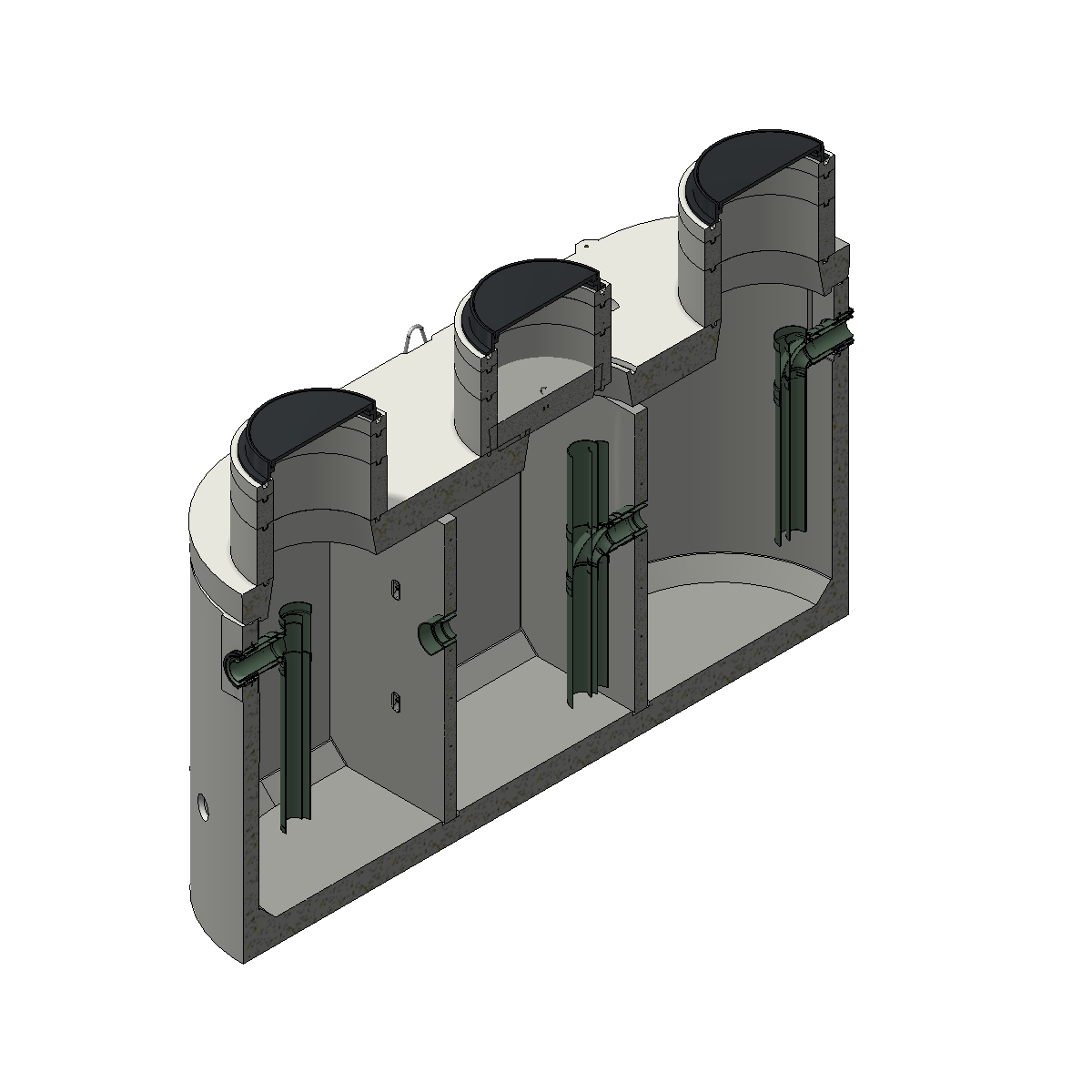 Oval Traffic Rated Holding Tank - 1500 gal - End Access | Jensen ...