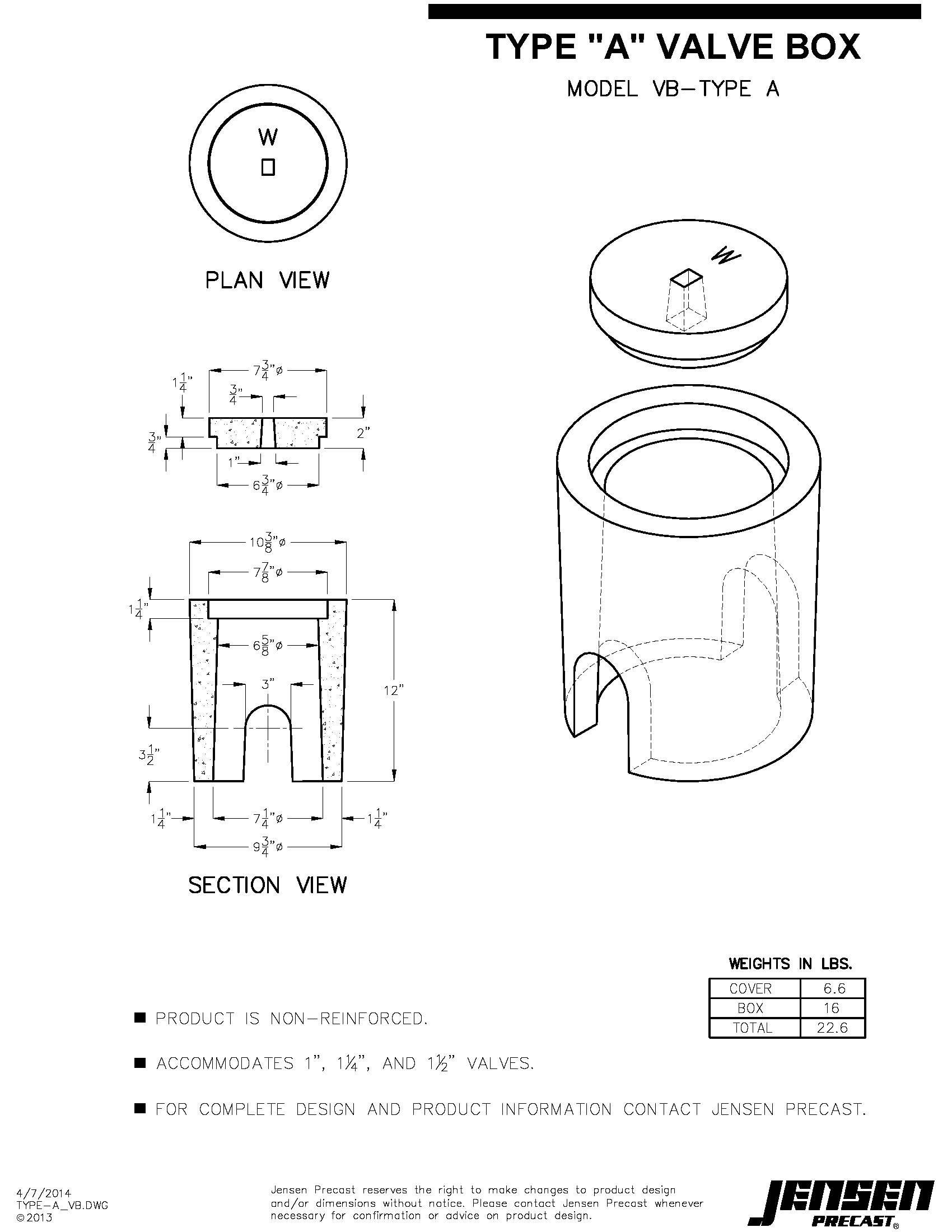 HN 0709 x 12 Meter Box Type A - Hawaii Board of Water Supply | Jensen ...