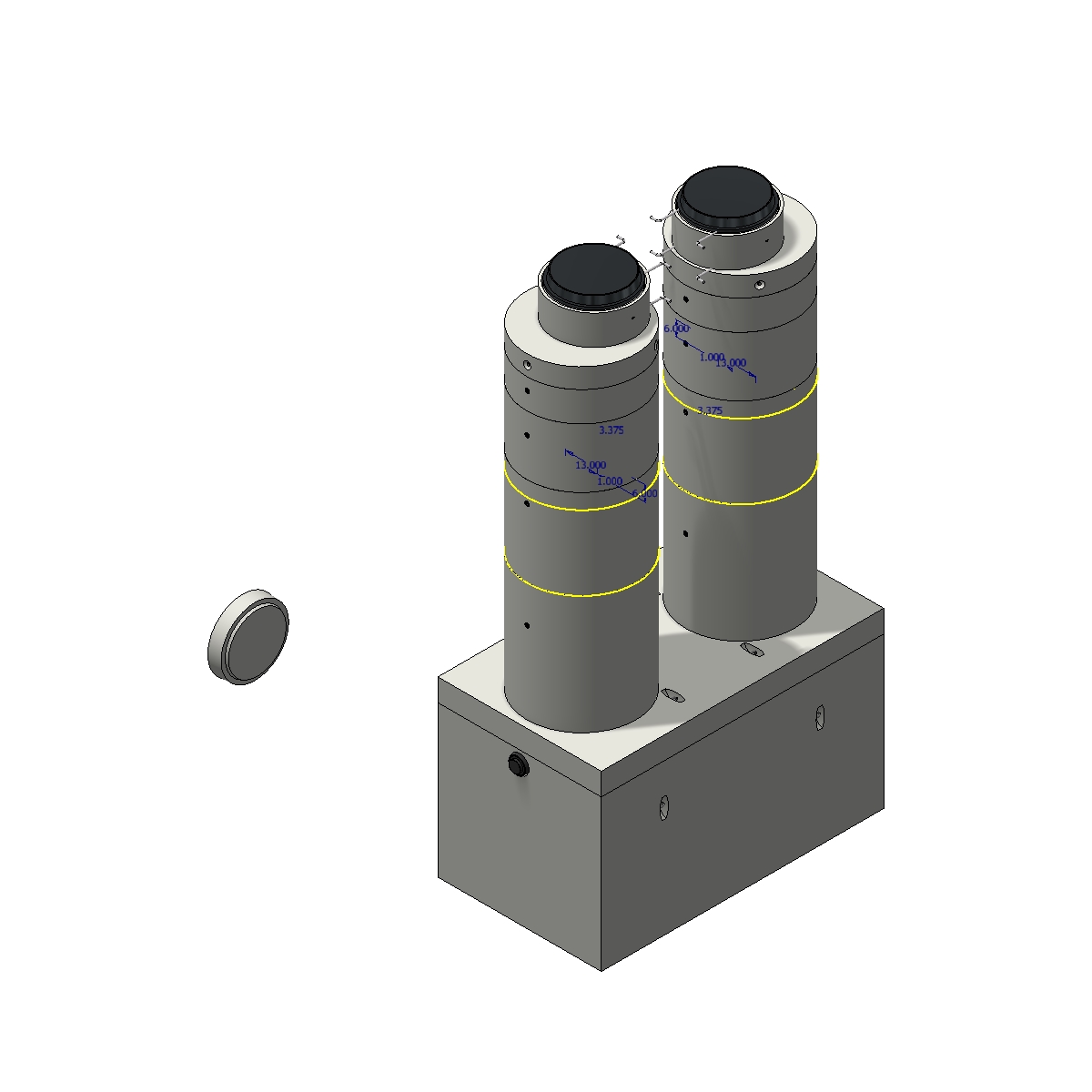 Sand-Oil Interceptor MU 1000 gal. 24"E, 24"E Traffic Rated Deep Bury ...