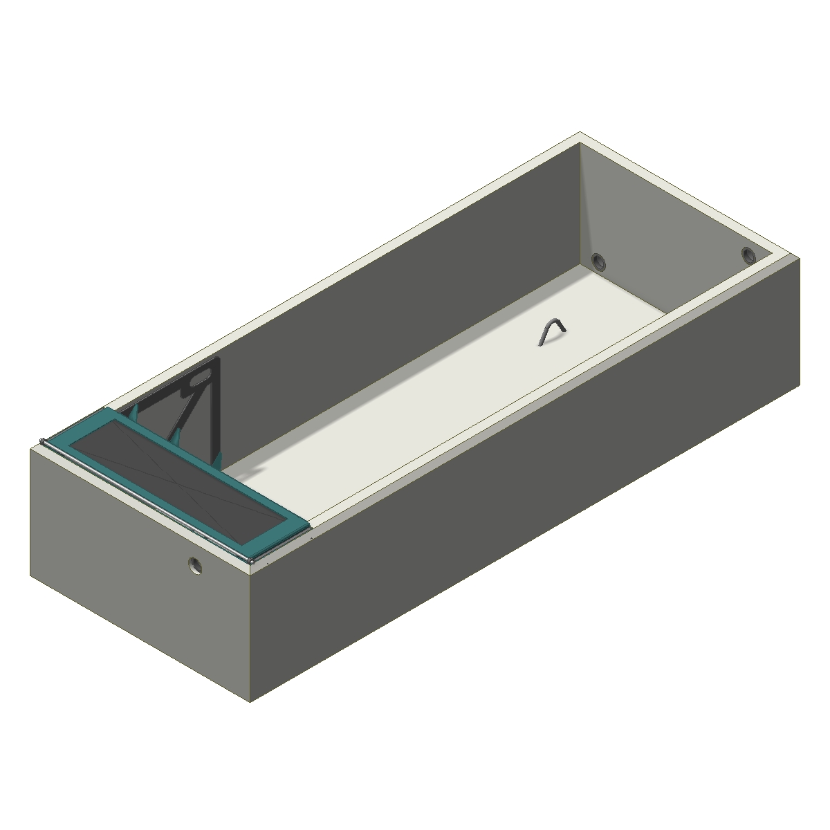 Rectangular Water Trough with Animal Escape Ramp | Jensen Infrastructure