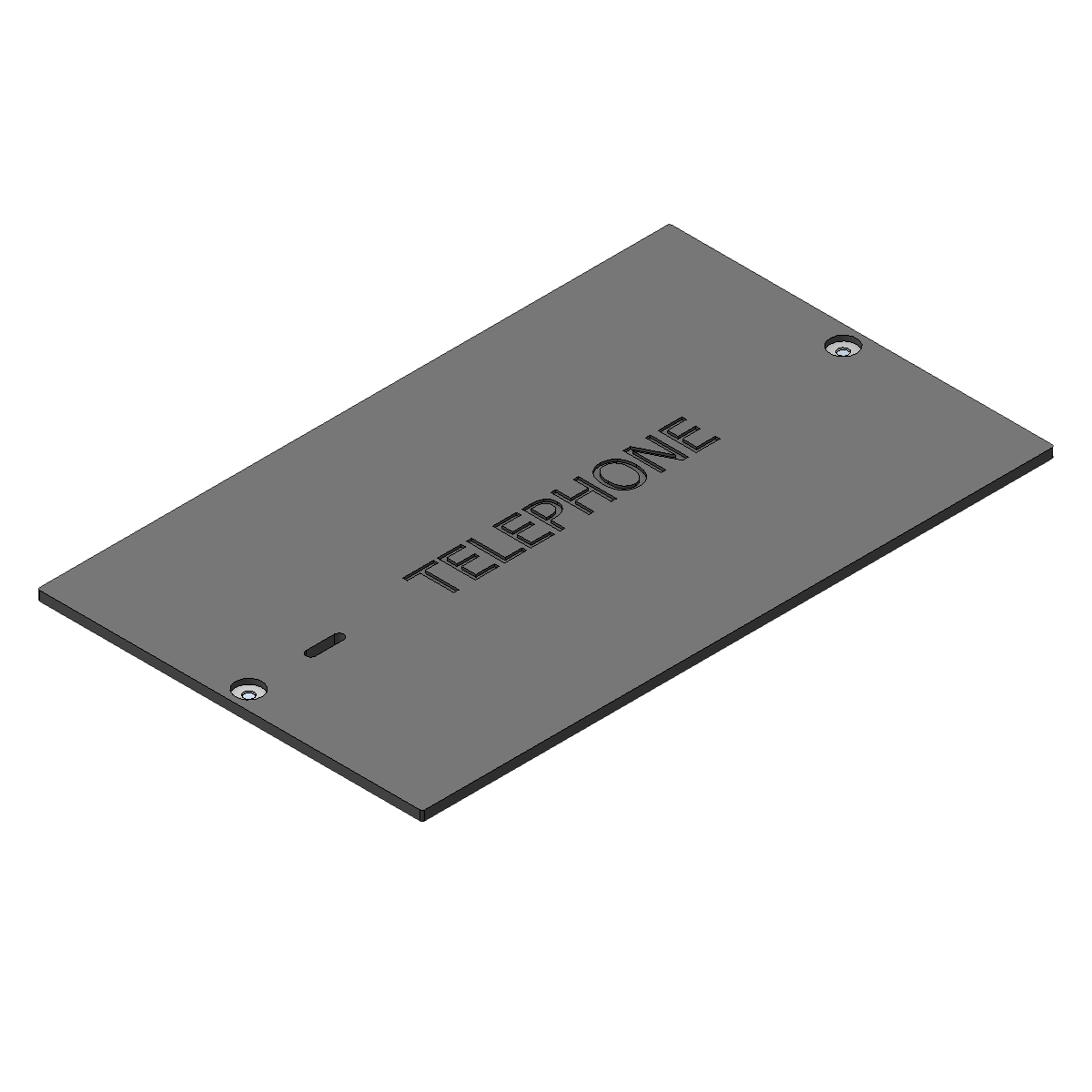 HT1730 Diamond Plate Handhole Lid - Telephone | Jensen Precast