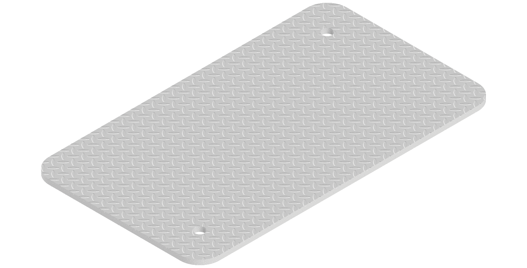HT1730 Painted Diamond Plate Handhole Lid - Communications | Jensen Precast