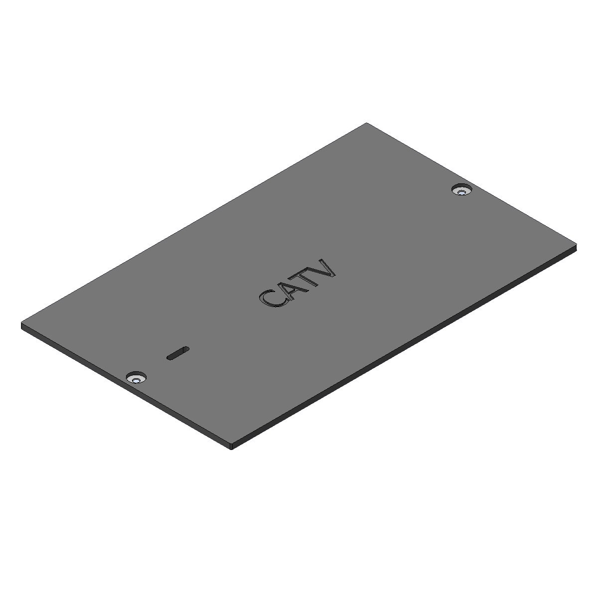 HT1730 Painted Diamond Plate Handhole Lid - CATV | Jensen Infrastructure