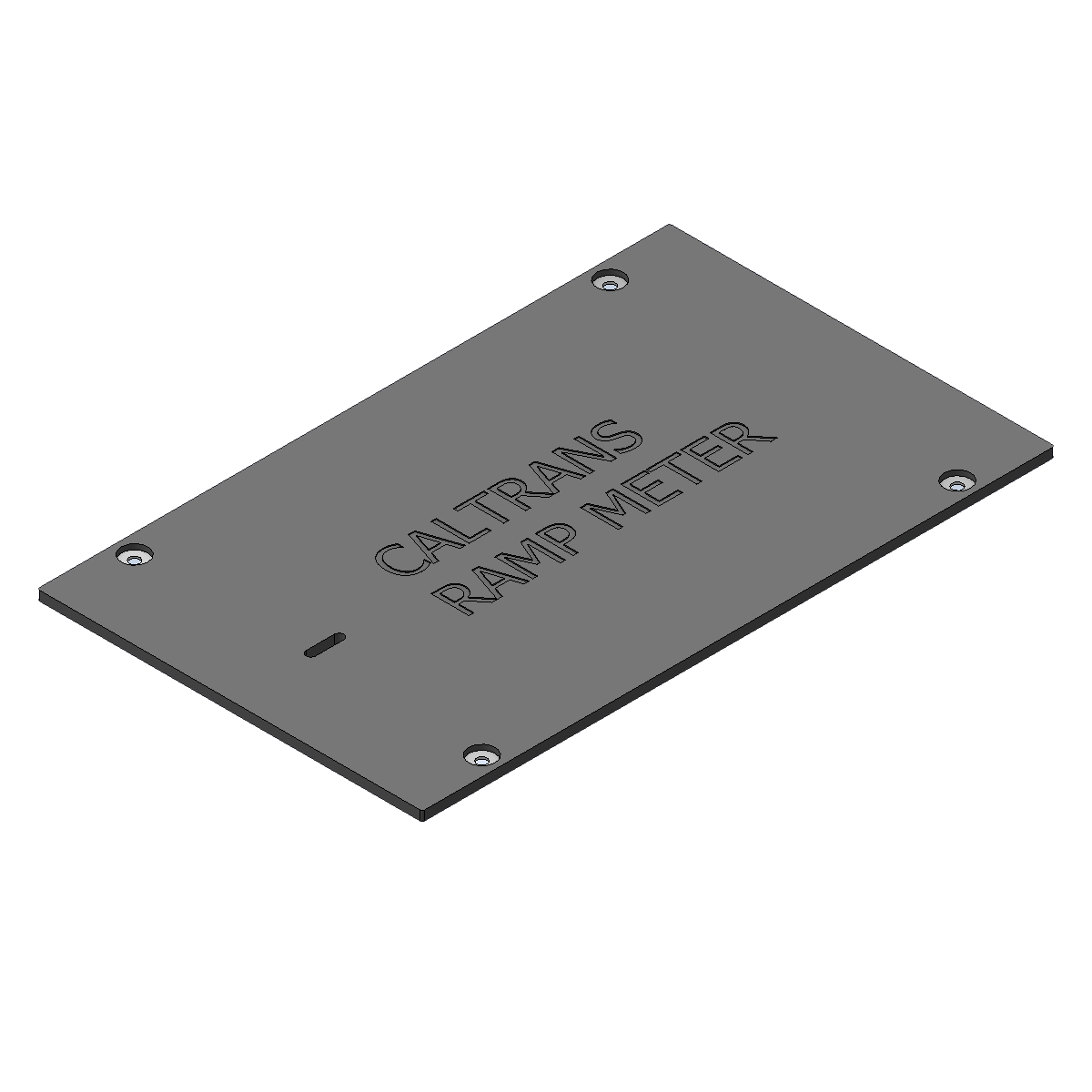 HTS1730 Diamond Plate Security Handhole Lid - Caltrans Ramp Meter ...