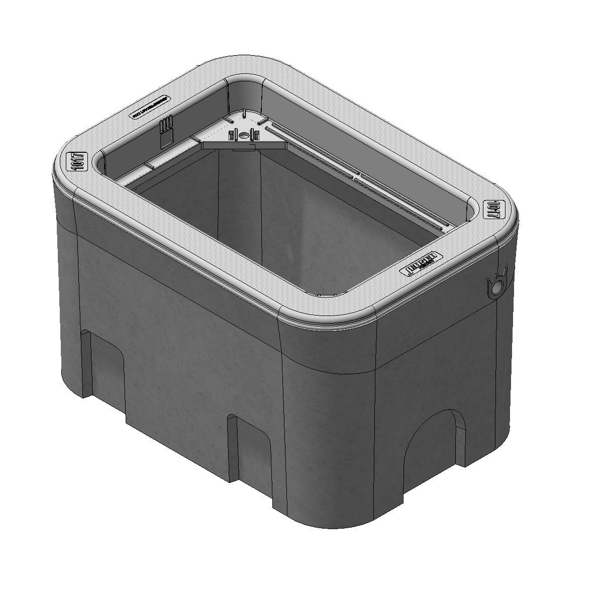 HN1017 x 12 Handhole Box - Precast Concrete | Jensen Infrastructure