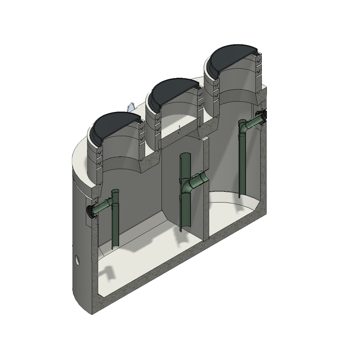 Oval Traffic Rated Holding Tank - 1000 gal - End Access | Jensen ...