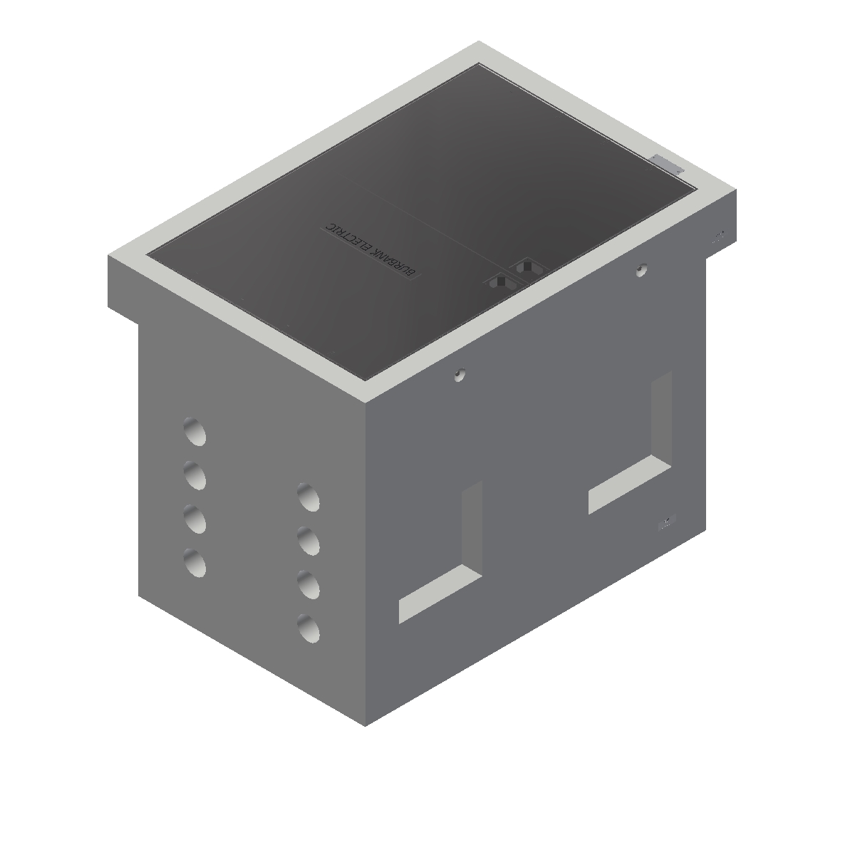 Traffic Hinged Pull Box - 4878 - City of Burbank | Jensen Precast