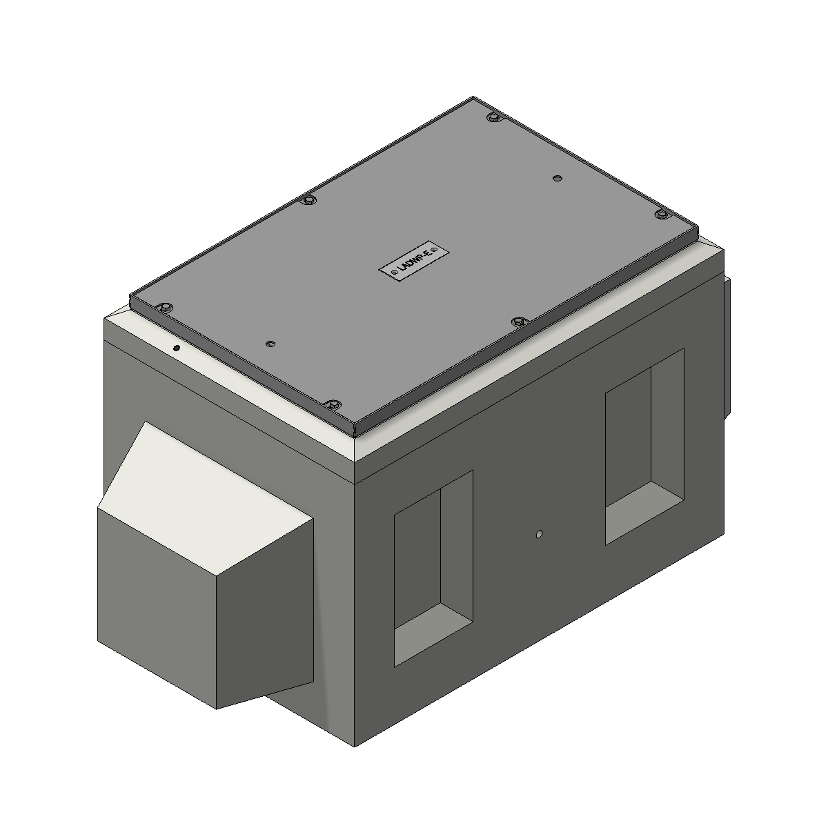 Traffic Ducted Pull Box - 3048 - LADWP | Jensen Precast