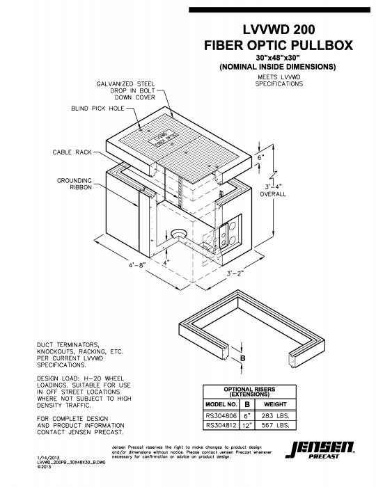 Vault 3048x30 Terminators Sump, Racking 30"x48"C LVVWD CL200 | Jensen ...