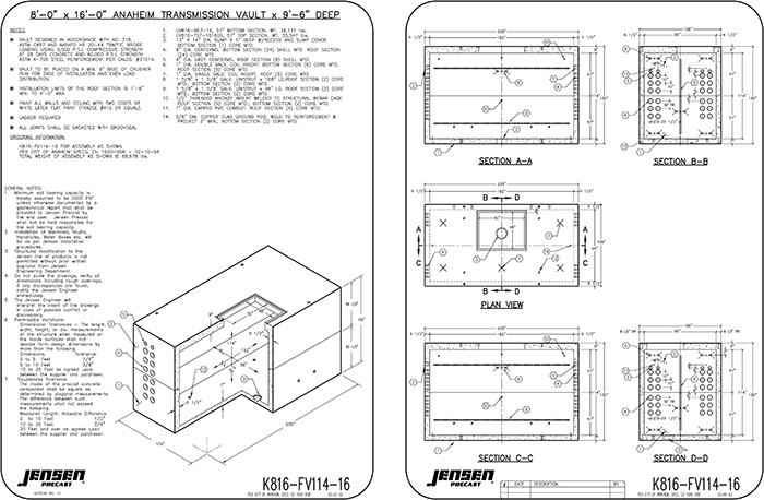 Transmission Vault - 96192 - City of Anaheim | Jensen Infrastructure