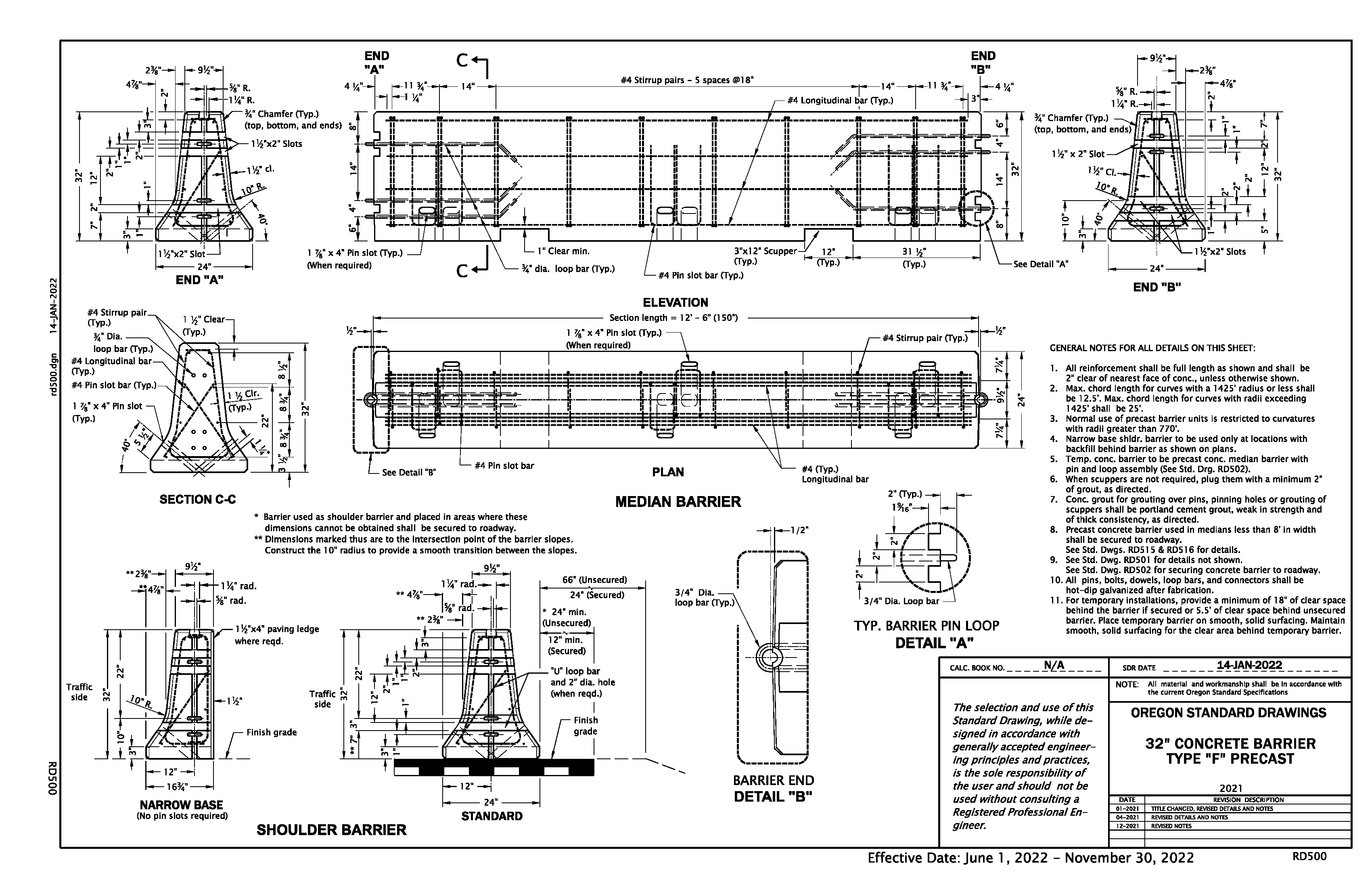 ODOT Type F Barrier | Jensen Infrastructure