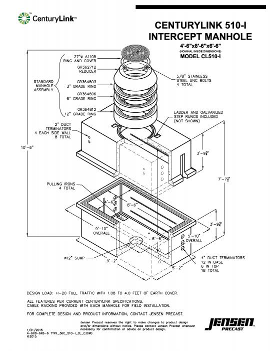 Vault - CL510-I - CenturyLink | Jensen Infrastructure