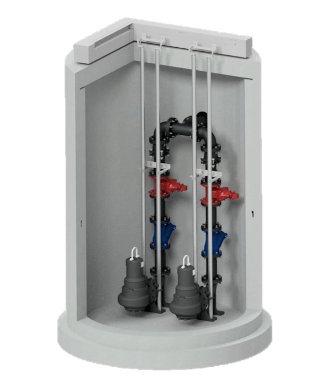 10120-D Series Standard Duplex Pump Station | Jensen Infrastructure