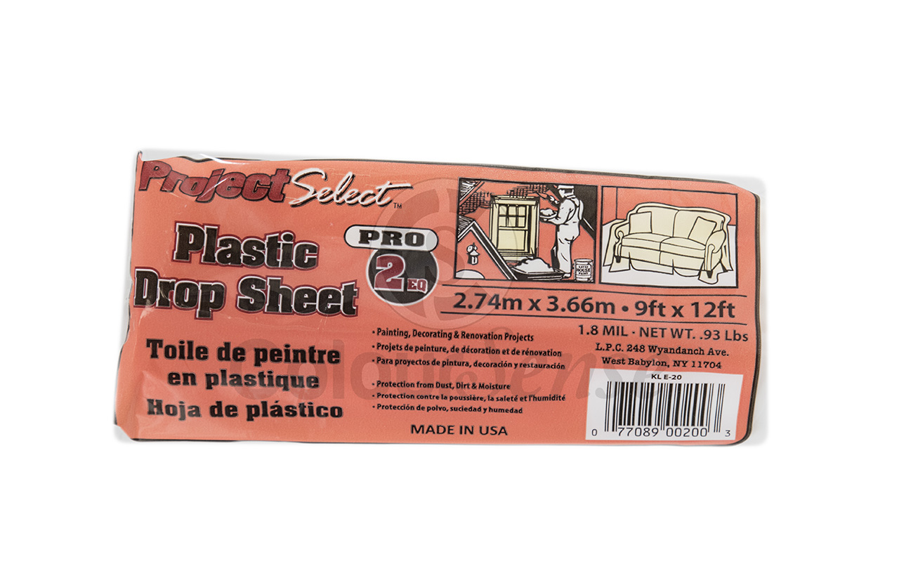 Plastic Drop Sheet 2 pc - 9' x 12'