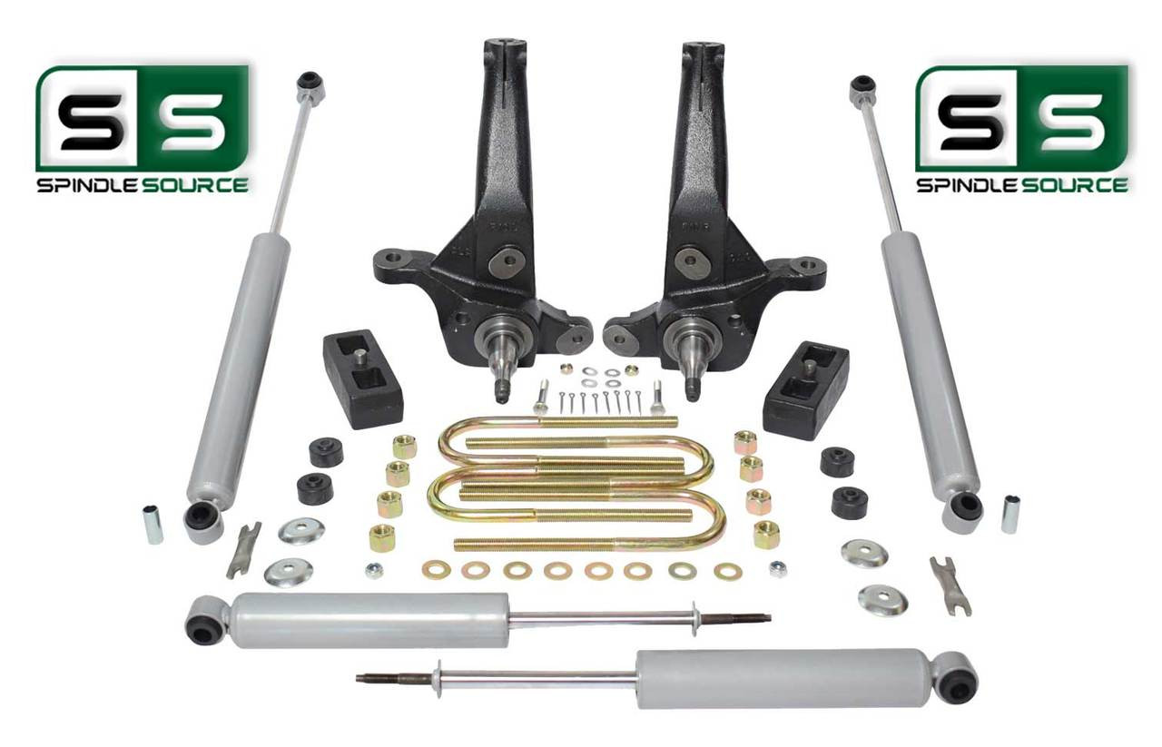 2001 - 2010 Ford Ranger 2WD 4" / 3" Lift Kit