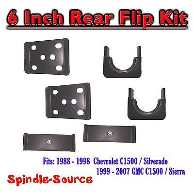 1988 - 1998 Chevrolet Chevy GMC C1500 6 Inch Flip Kit 6" Rear Drop 88 ...