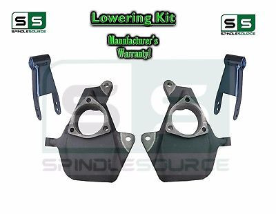 16-18 Silverado Sierra 2" / 2" Drop Lowering Spindle KIT STAMPED / ALUM ...