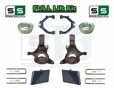 1999 - 2007 Chevrolet Silverado Sierra 1500 Spindle Lift Kit 7" / 4 ...