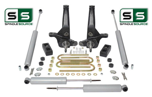 2001 - 2010 Ford Ranger 2WD 4" / 2" Lift Kit w/ Fr and Rear Shocks