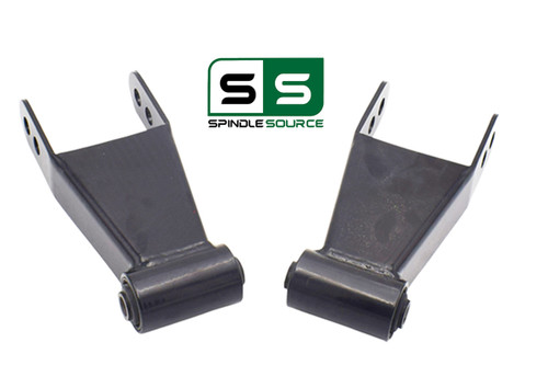 2004 - 2008 Ford F-150 F150 2-3" Rear Drop Shackle Set - Spindle-Source