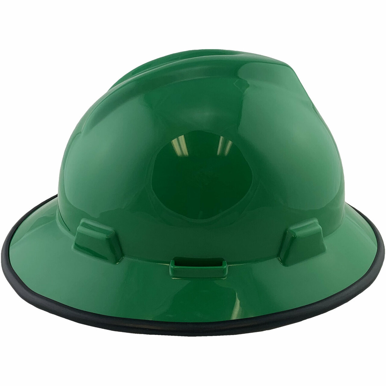 MSA #475370 V-Gard Full Brim Safety Hardhats with Fas-Trac III Liners ...