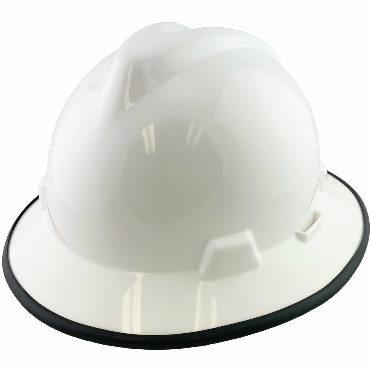 MSA #475369 V-Gard Full Brim Safety Hardhats with Fas-Trac III Liners ...