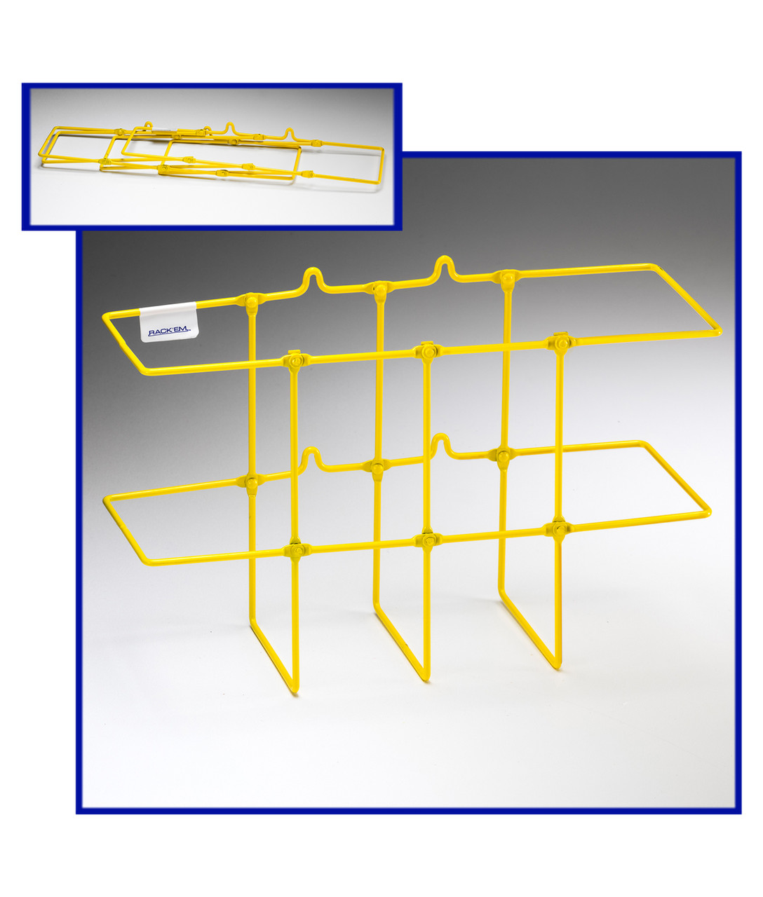 Yellow MSDS/RTK 3-Ring Binder Rack | ABCsafetymart.com