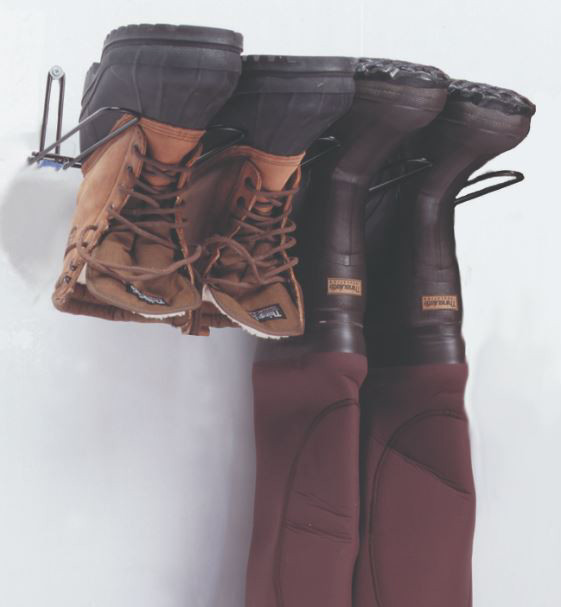 Boot Rack, Black, Holds 2 Pairs | ABCsafetymart.com