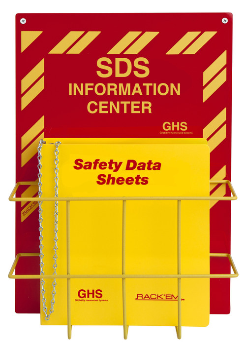 MSDS Right-To-Know Center, English - Includes MSDS sign, 3 inch binder ...