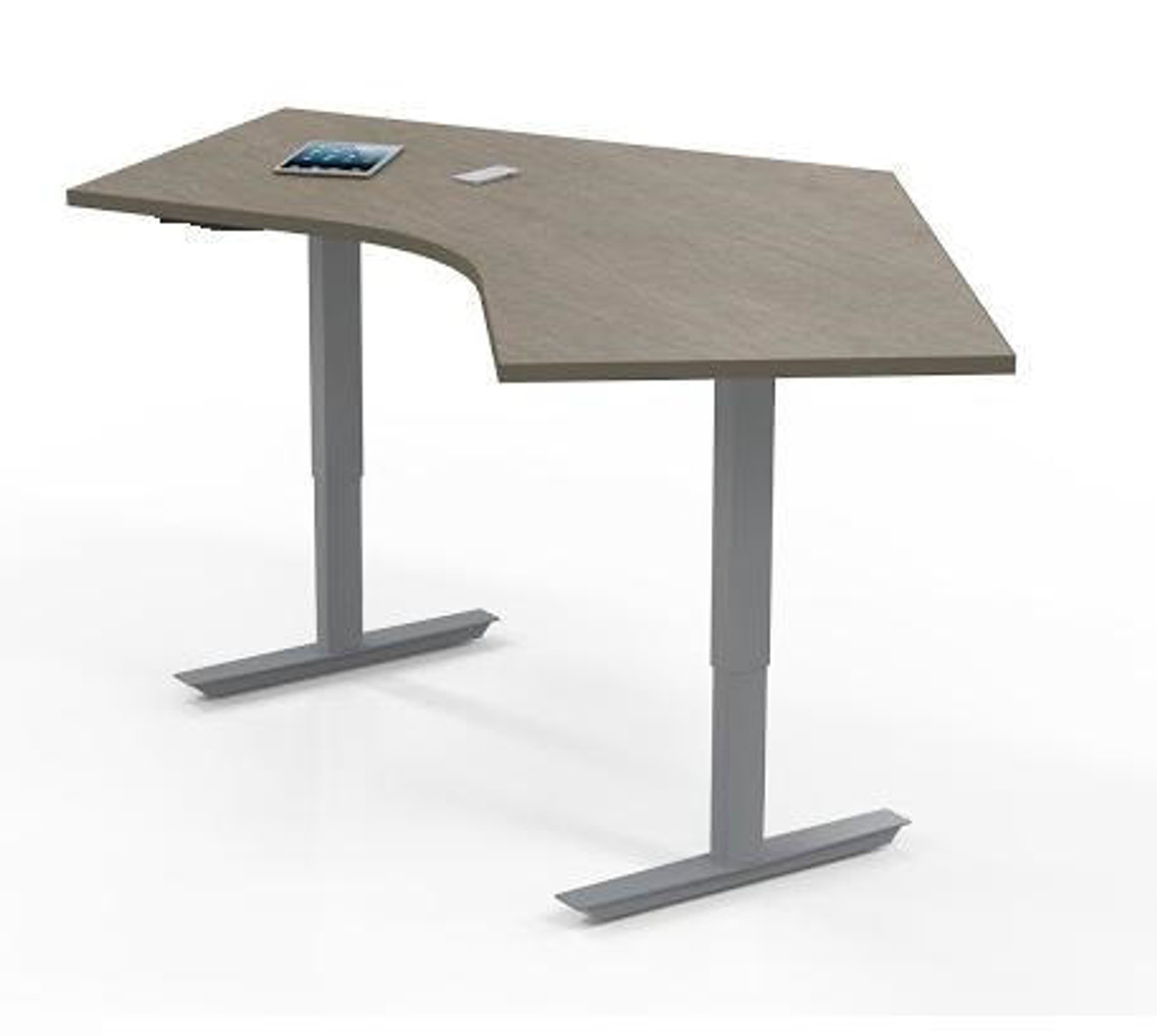 Mayline ML 2 Stage Height Adjustable 120 Degree Surface Table 5248DLH Multiple Finish Options