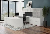 Global Zira Height Adjustable Ergonomic Executive Desk