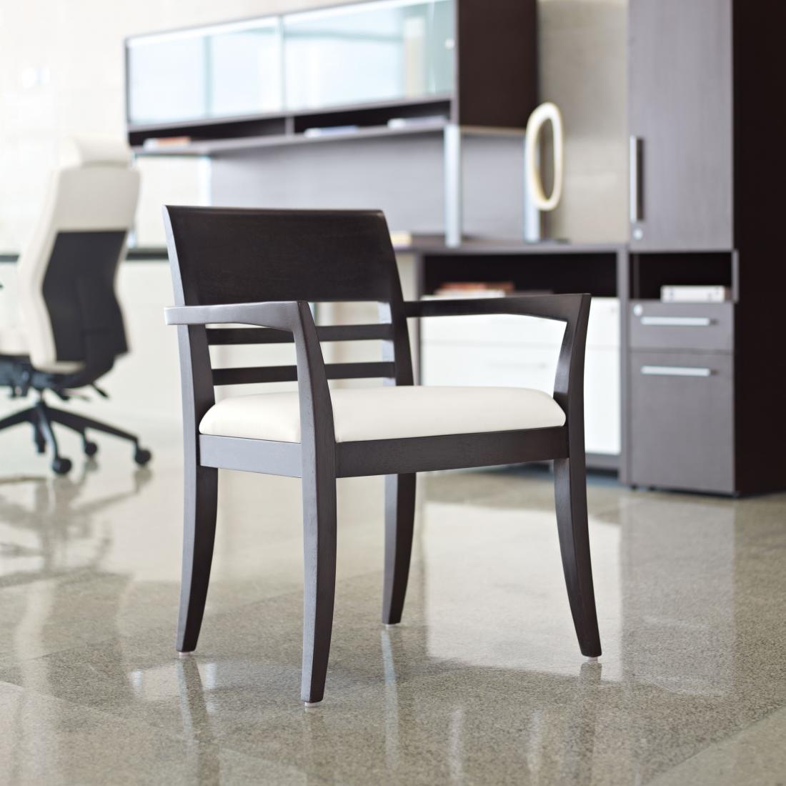 Lesro Chat Upholstered 300 lb. Capacity Square Back Guest Chair CX1171