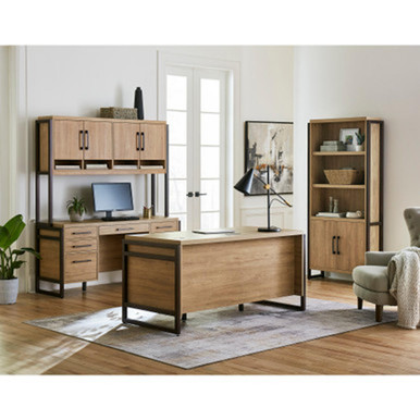 Office Source Artisan Executive Desk Configuration with Storage