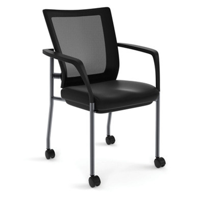 Office Source CoolMesh Antimicrobial Stacking Chair 7944GNSA