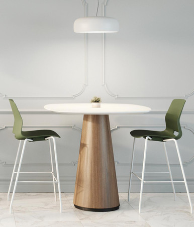 KFI Ember 36" Squircle Top Collaborative Standing Table