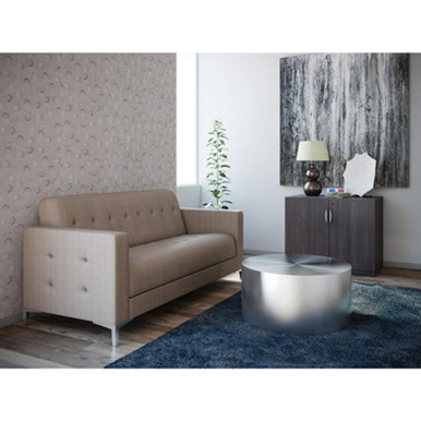 Office Source Draper Collection Retro Tufted Sofa 9074F