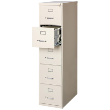 Office Source 5 Drawer Metal Vertical Letter File Cabinet OSV5LT26H