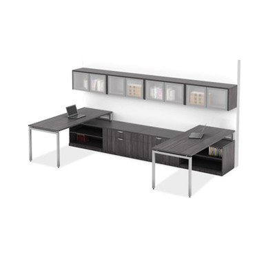 Office Source Variant Collection 2 Person Along-The-Wall Desk ...