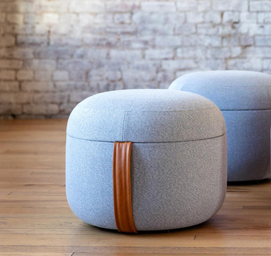 KFI Studios Dotti Collection Pouf 8300