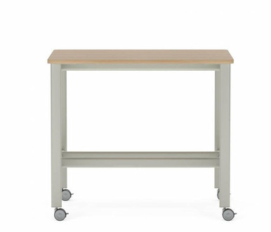 Global Collaborative Spaces Collection 48"W x 36"D Mobile Standing ...