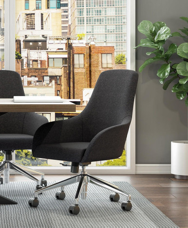 Element Ashlee Mid Century Modern Designer Conference Chair ASH19