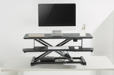 Element Contract Flexus E2 Electric Desktop Sit-Stand Workstation with ...