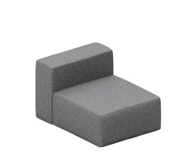 KFI Studios Conversa Modular Lounge Collection Armless Chair 8000-48C