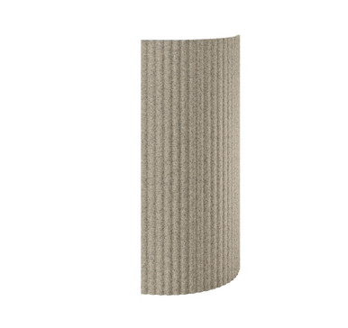 KFI Studios Calm Collection Curved PET Felt Privacy Screen 8100-CRV