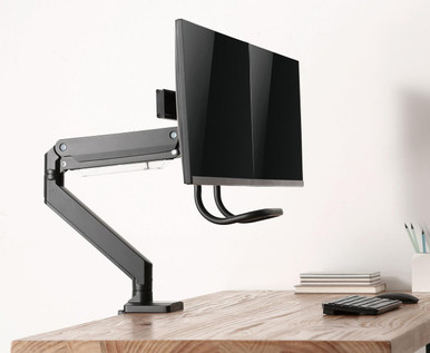 Element Contract Echo Slide Dual Monitor Arm