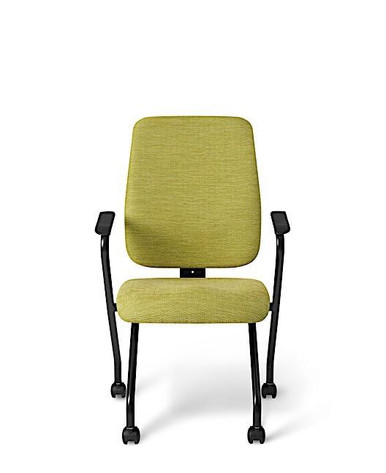 OM Seating Affirm Series 300 lb. Capacity Upholstered Flip Seat Nesting ...