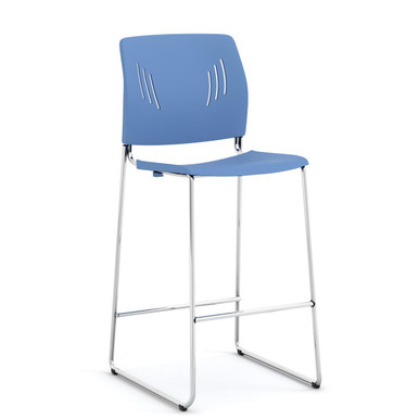 Office Source Rise Polyurethane Bar Height Stool