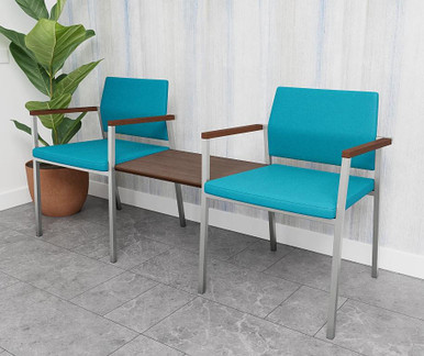 Lesro Avon 2 Person Guest Bench with Connecting Table AV2231